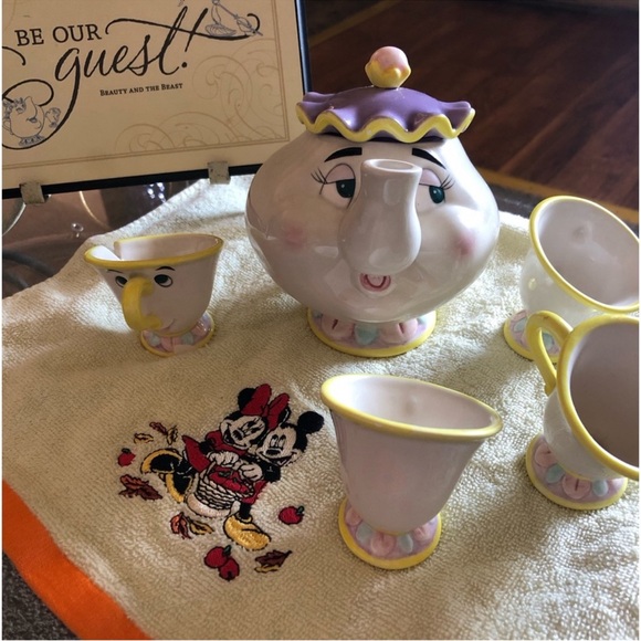 Disney | Dining | Disney Mrs Potts And Chip Tea Set | Poshmark